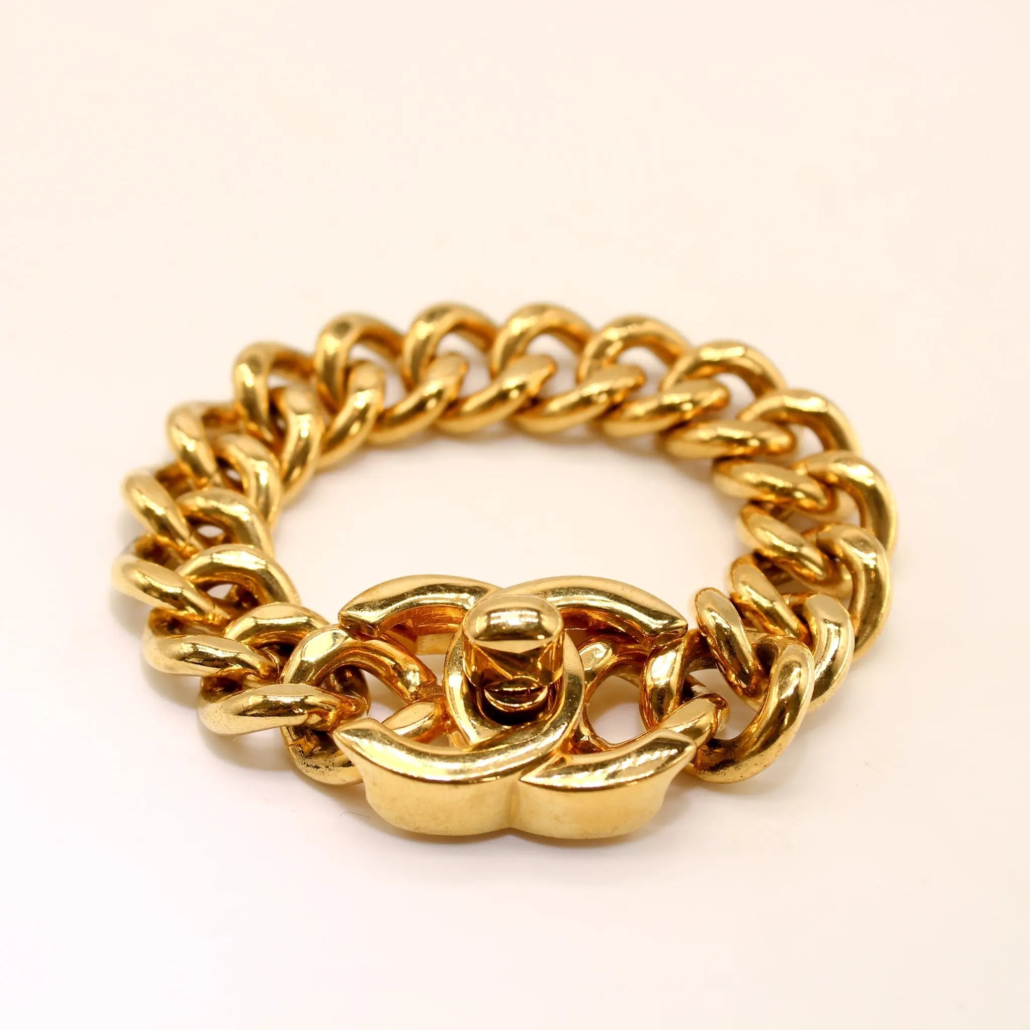 Vintage Chanel 1990s Bracelet - 1996 Collection - JAGGED METAL ...