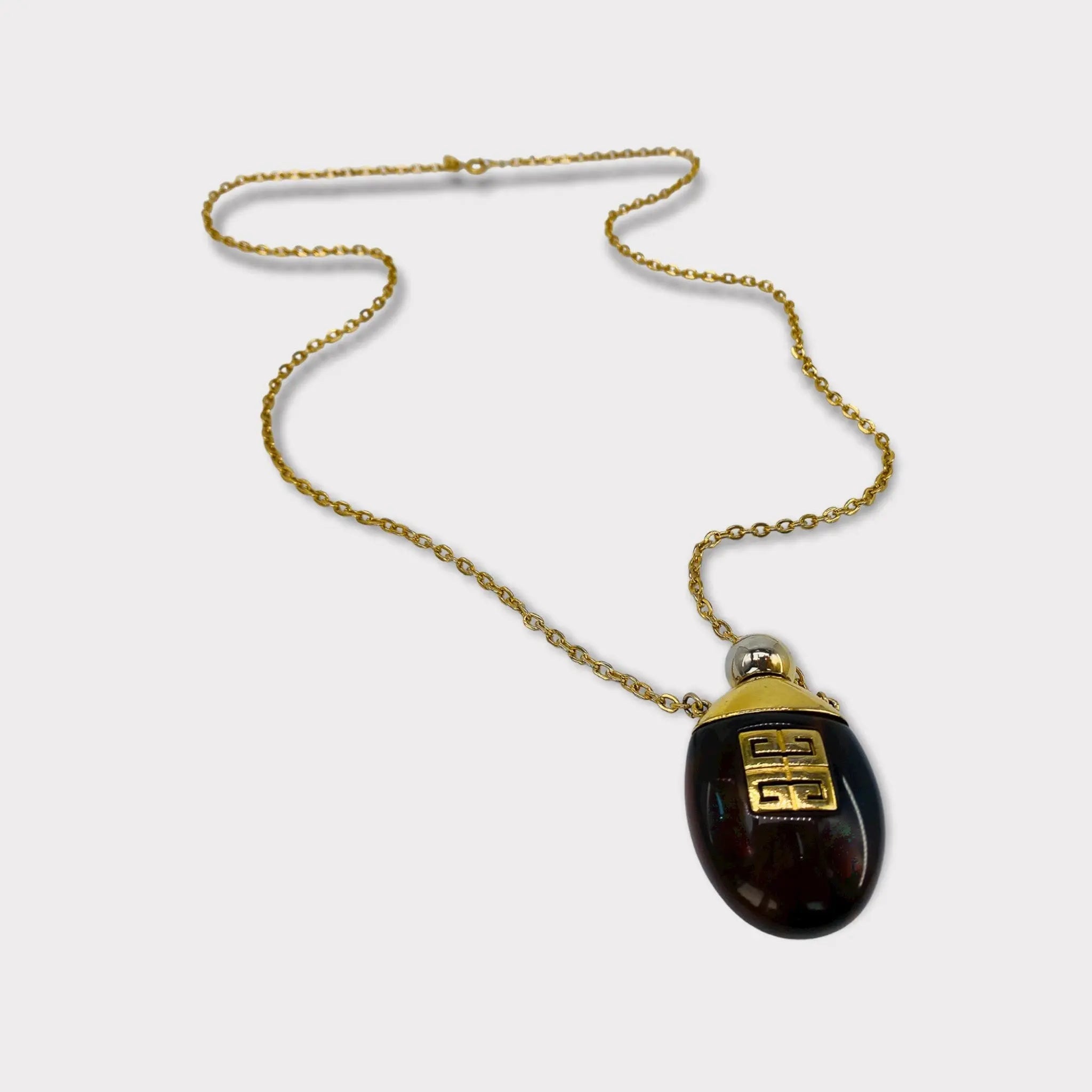 Vintage Givenchy 1970s Perfume Bottle - JAGGED METAL - DESIGNER VINTAGE ...