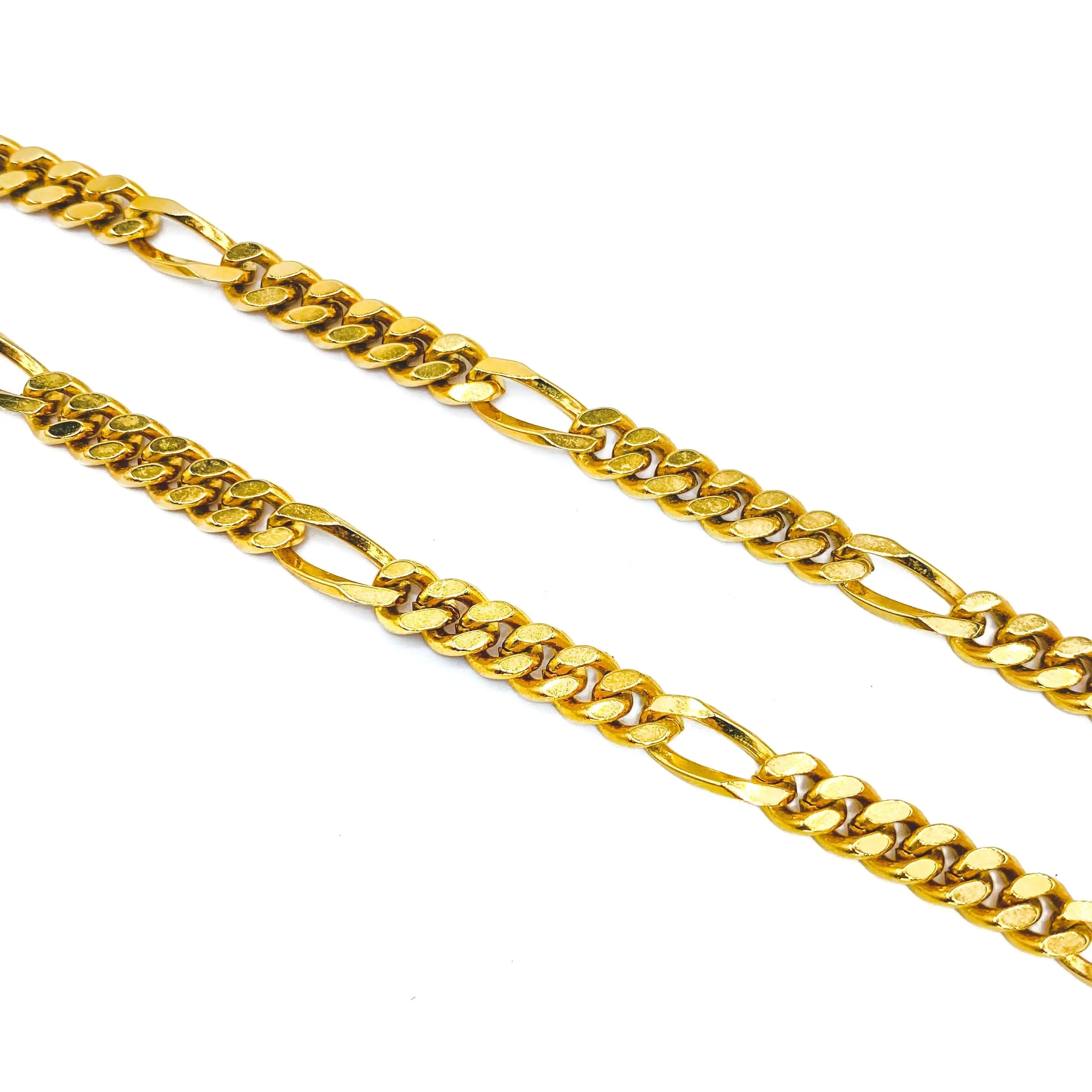 MONET Necklace 1980s Chain - JAGGED METAL - DESIGNER VINTAGE JEWELLERY ...